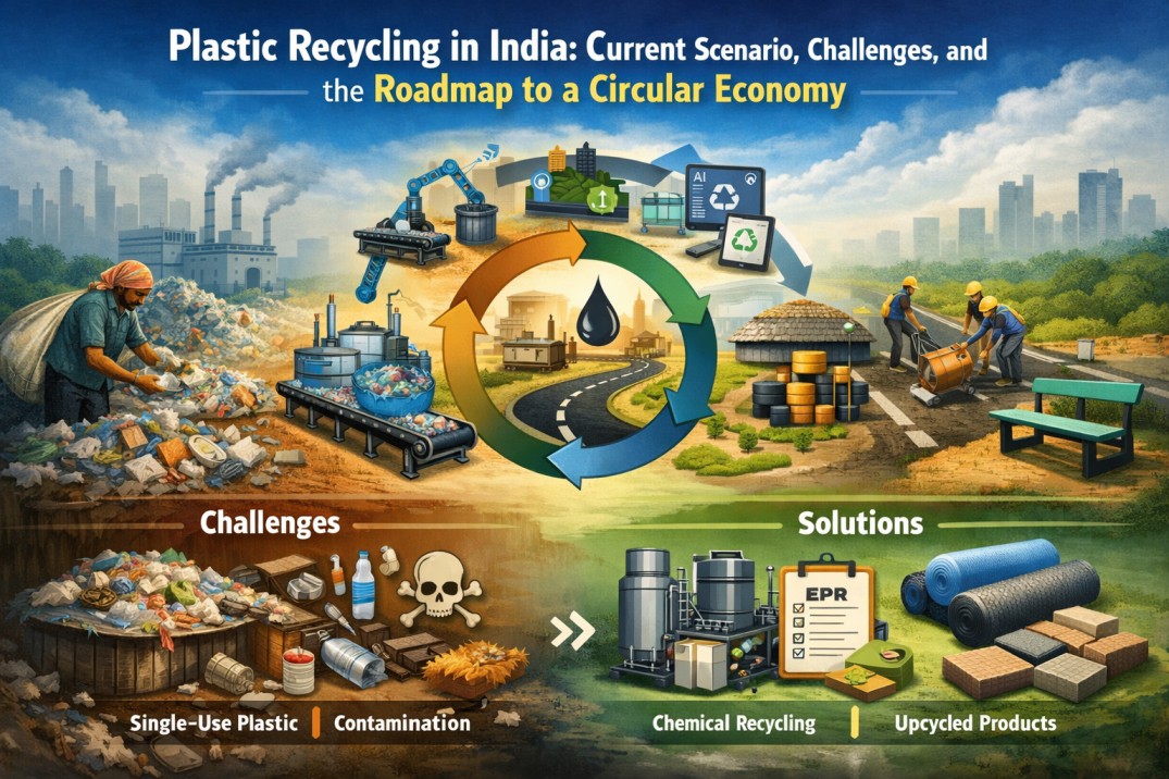 Plastic Recycling in India: Current Scenario, Challenges, and the ...